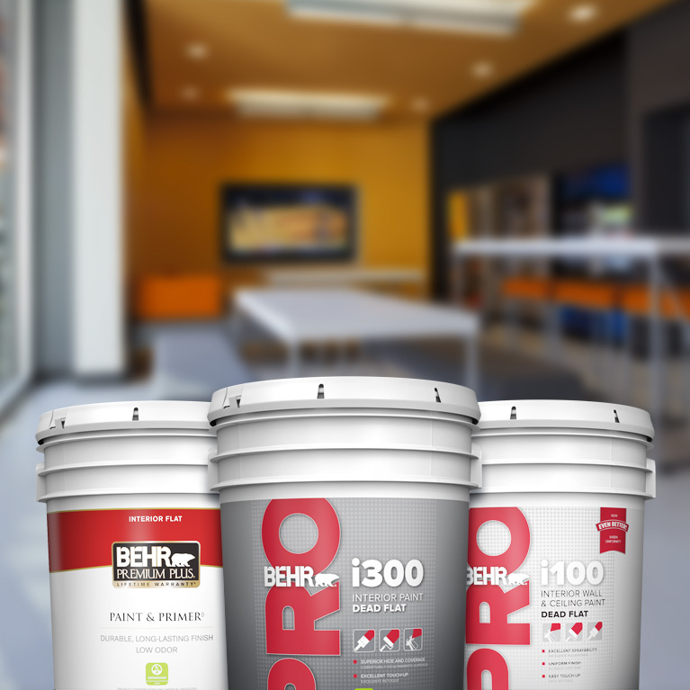 Interior Products - Paint, Primer, Floor Coating | Behr Pro