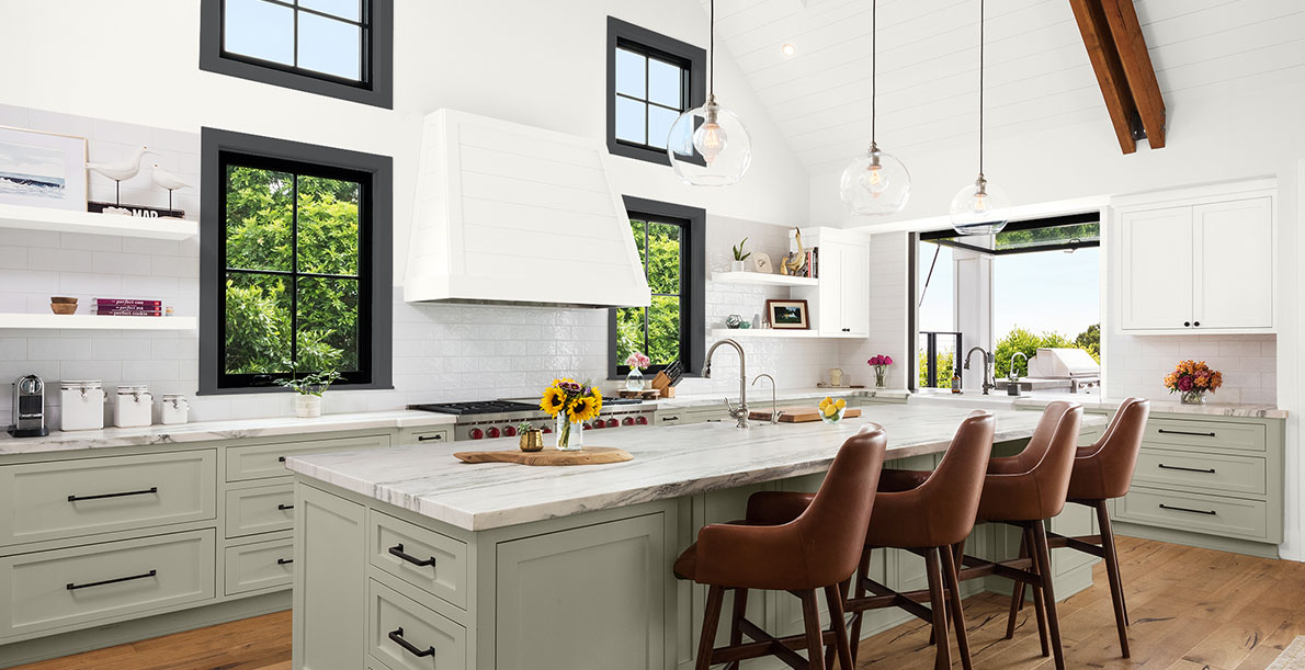 Cocina Verde Alegre | Cocina Clásica, Alegre y Simpática | Behr